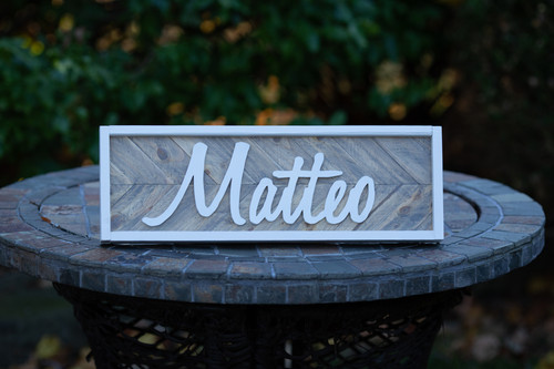 Personalized Wood Name Signs | BRILLIANTJO-B