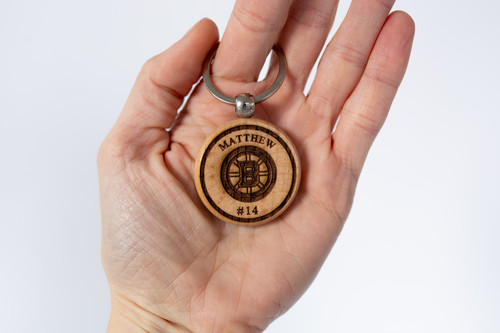 BRILLIANTJO-B: Sports Team Personalized Engraved Keychains for Team Swag