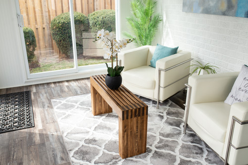 Handmade Rustic Modern Wood Bench for Home Decor | BRILLIANTJO-B