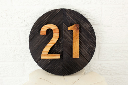 Custom Wood House Numbers | BRILLIANTJO-B