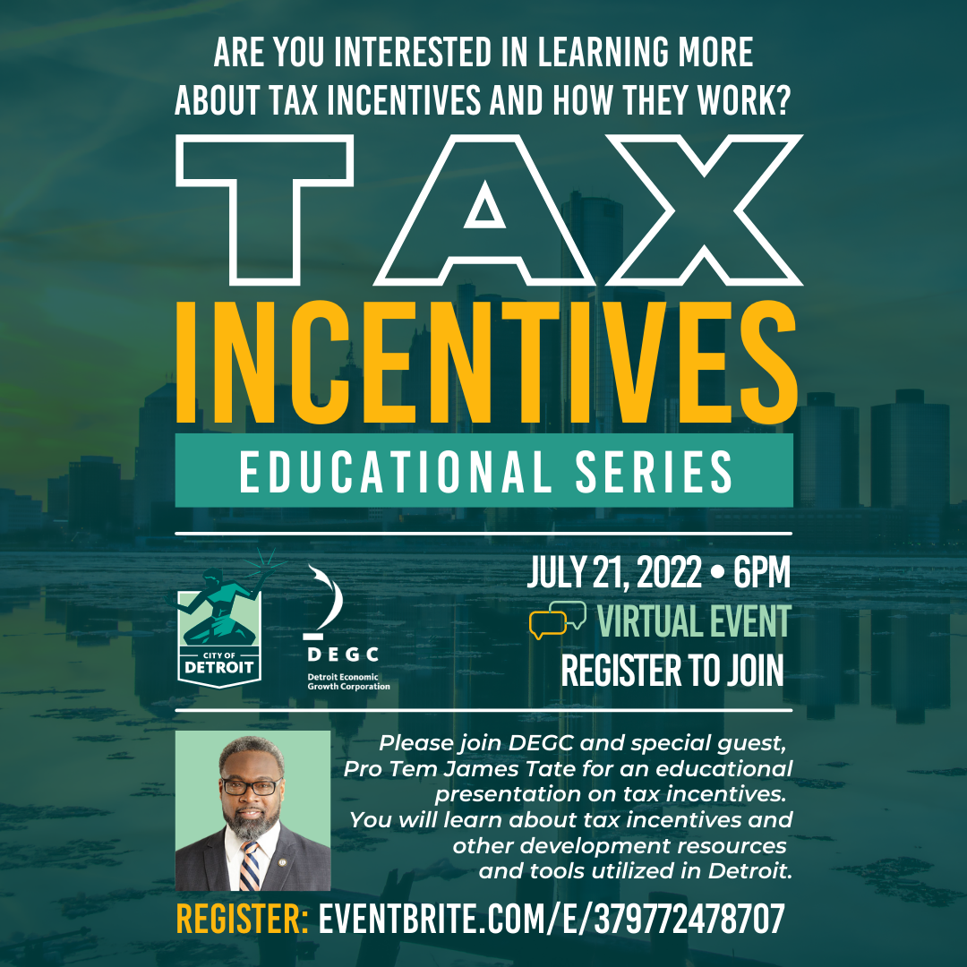 Tax Incentives Educational Series | DMB