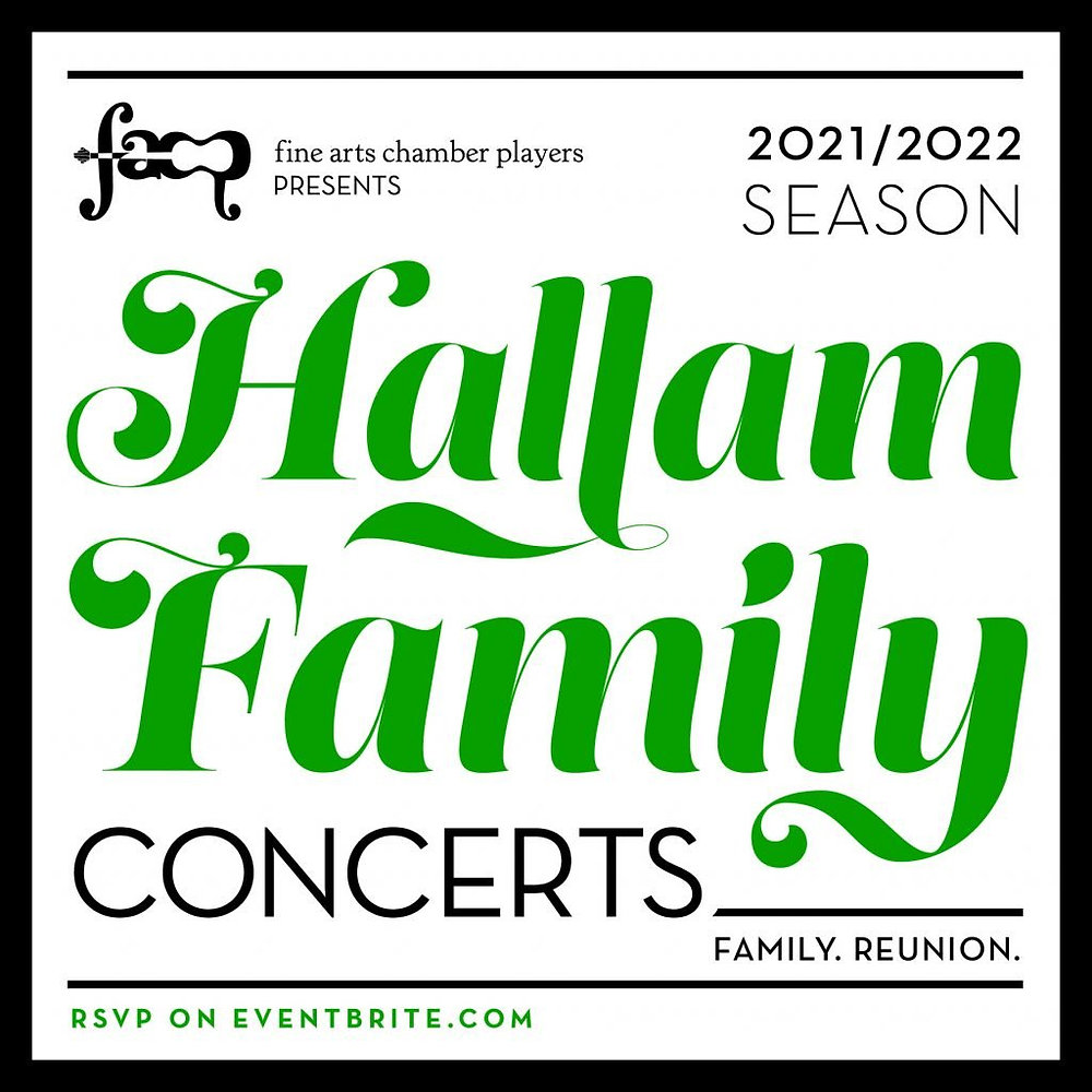 Hallam Family Concerts, 2021/2022 Season Announcement