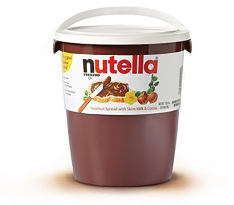Nutella Pail | Pastry Chef Resource