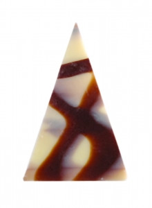 Diablo Triangle Dark/White Chocolate | Pastry Chef Resource