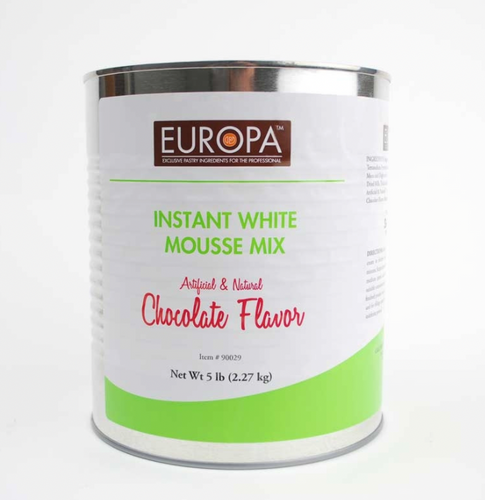 Instant White Chocolate Mousse Mix | Pastry Chef Resource
