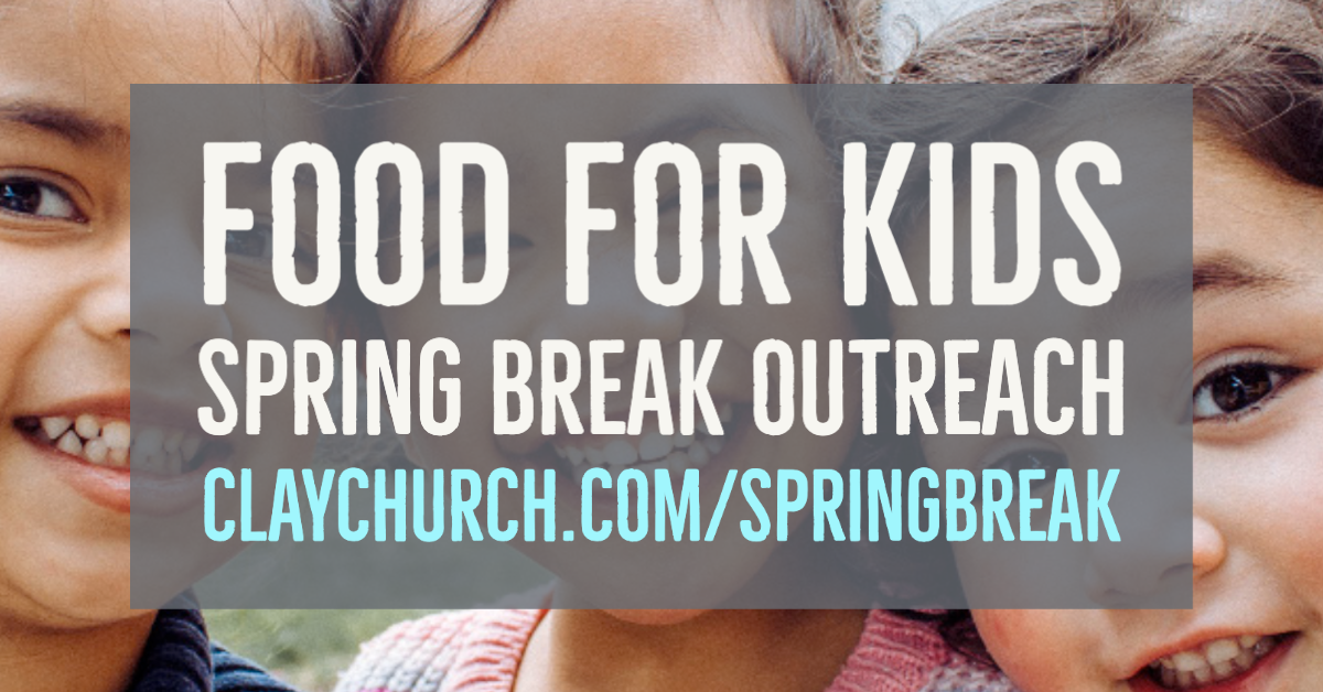 Food for Kids Spring Break Outreach