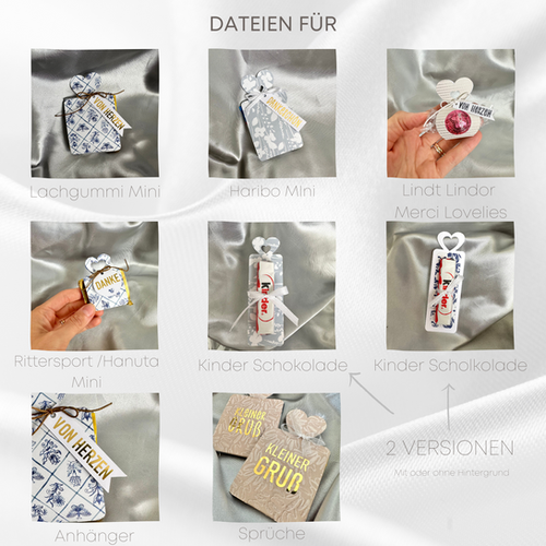 Mitbringsel Set "Von Herzen" | Plotterherzen