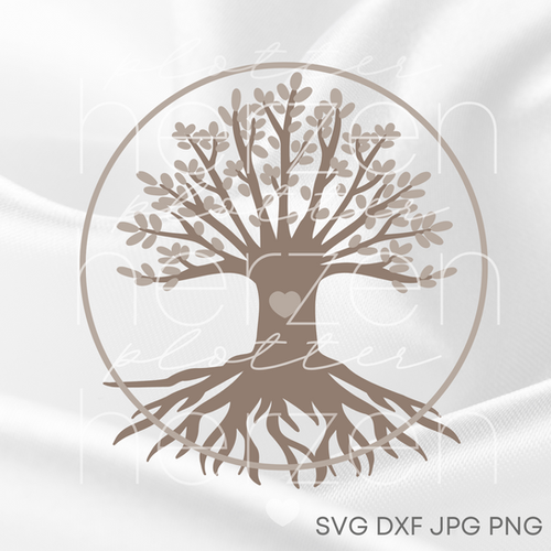 Baum der Liebe | Plotterherzen