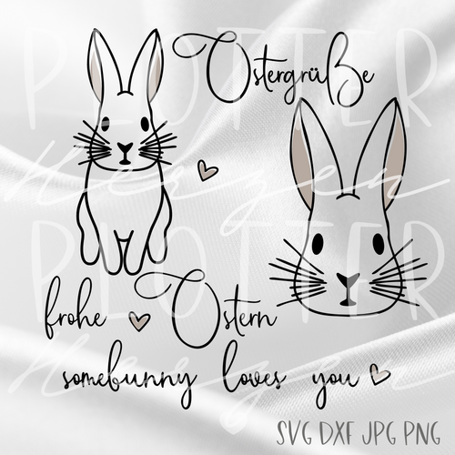 Somebunny loves you | Plotterherzen