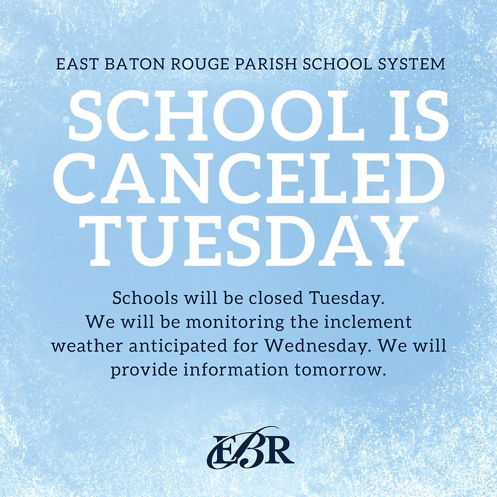 School Canceled Tomorrow!