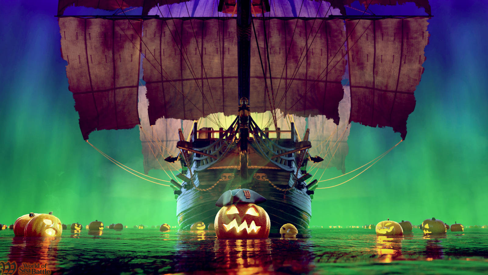 HALLOWEEN IN WORLD OF SEA BATTLE 🎃 | worldofseabattle