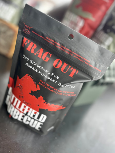 Frag Out - AP Seasoned salt and pepper Rub 400g | Battlefield Barbecue