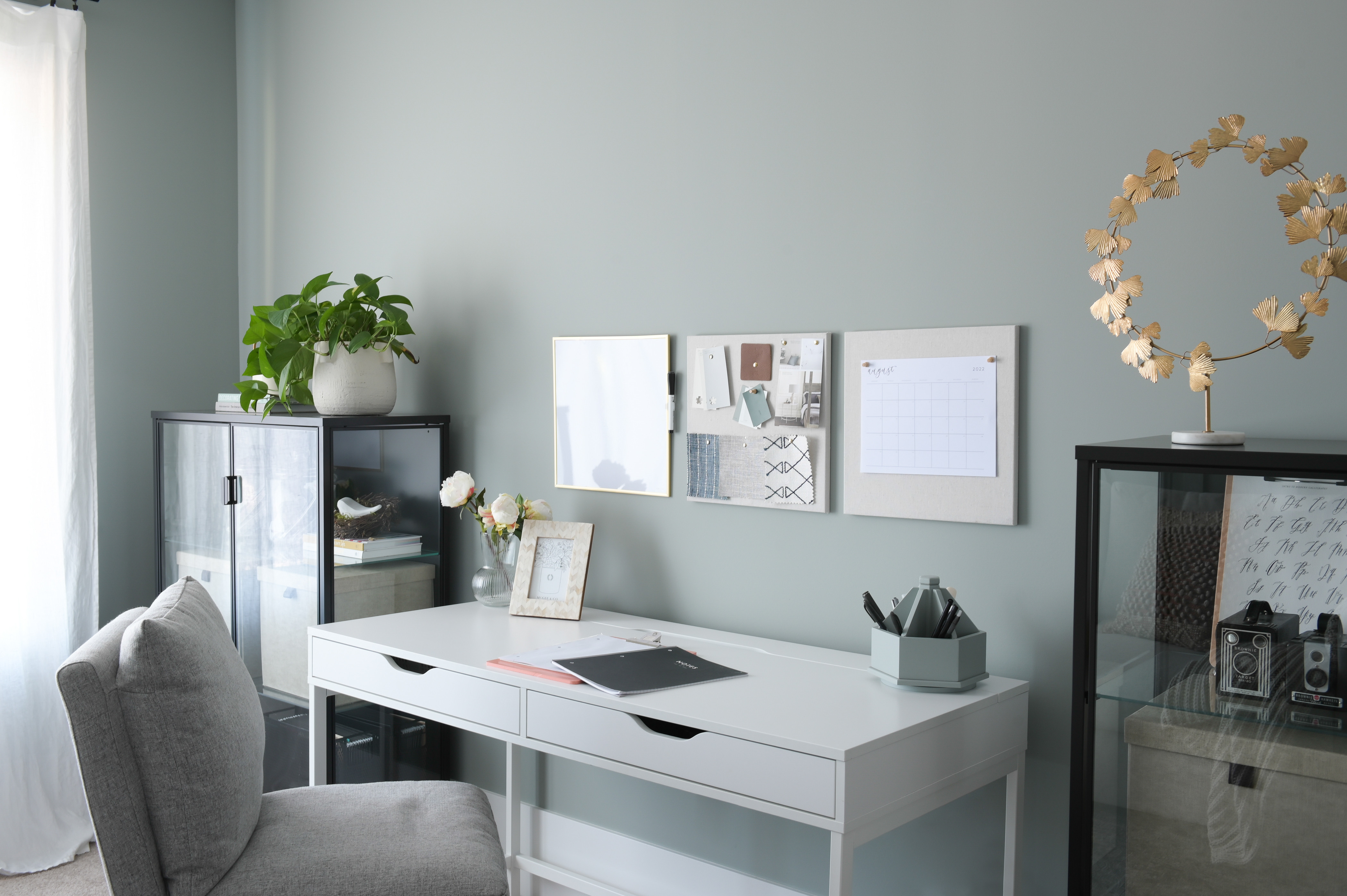 BEDROOM TURNED OFFICE | Little Nest Design