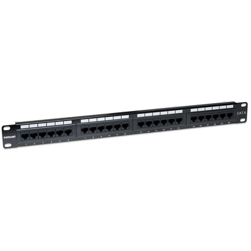 Intellinet 24-Port Cat-6 Network Patch Panel Rack-Mount – Installer ...
