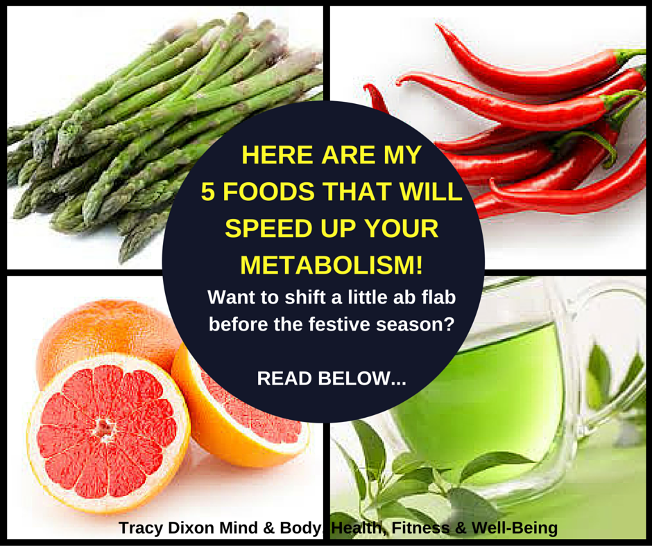 5 foods that will speed up metabolism