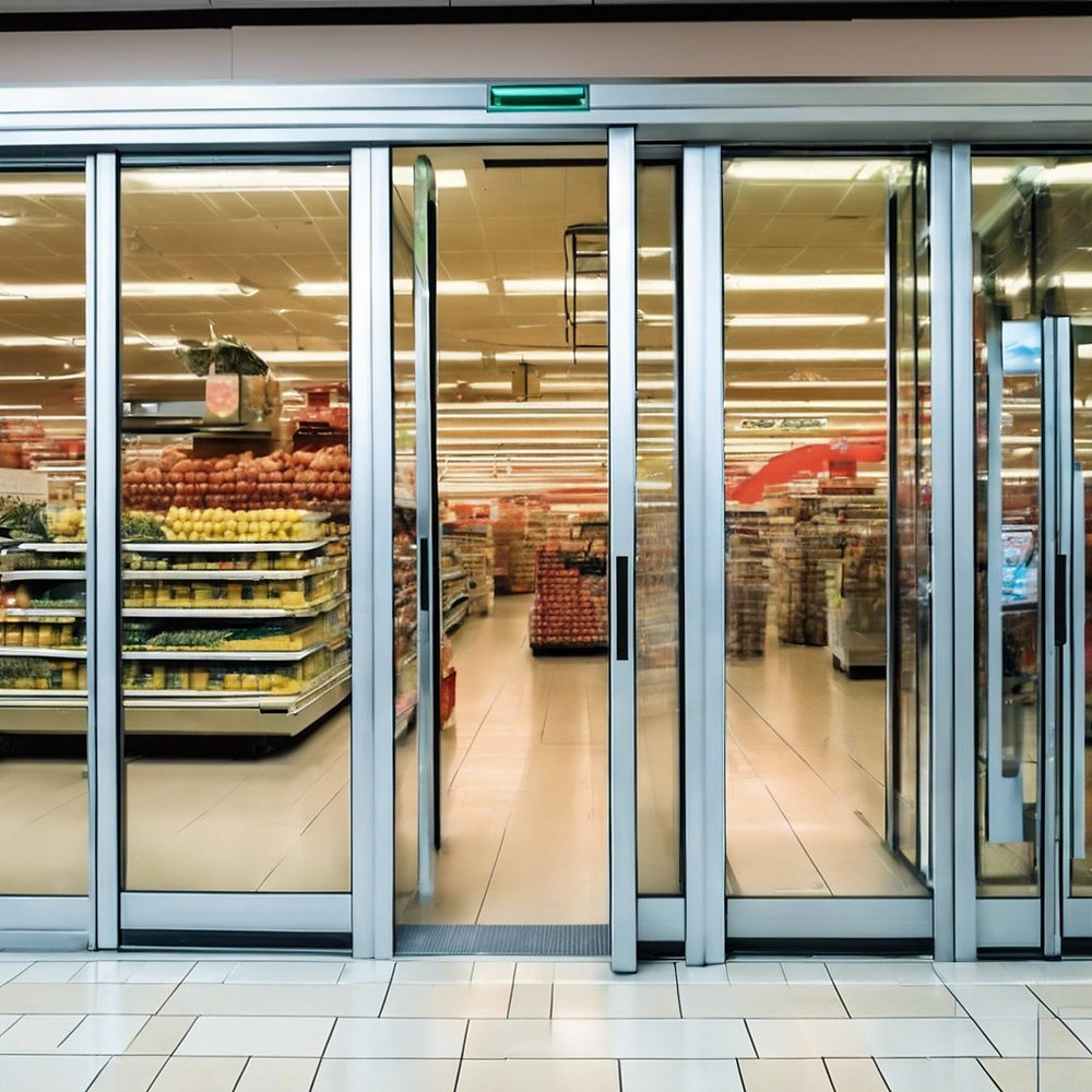 Automatic Doors for Store Security | Push to Open Doors