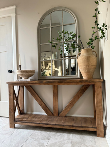 Elle Console Table - Rustic Collections by M&B | Furniture Store