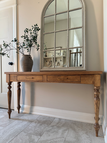 Florence Console Table - Rustic Collections | Handcrafted Console Table
