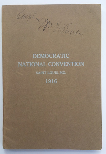 Democratic Convention - Nominating Woodrow Wilson - 1916 Presidential ...