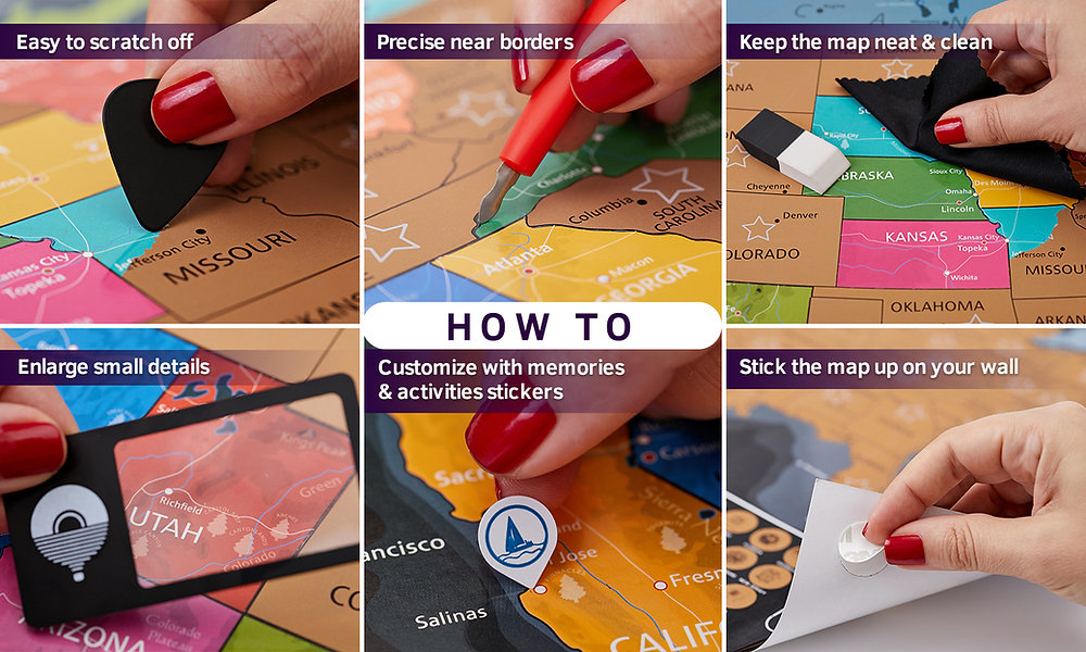 How to take care of your Scratch off Posters