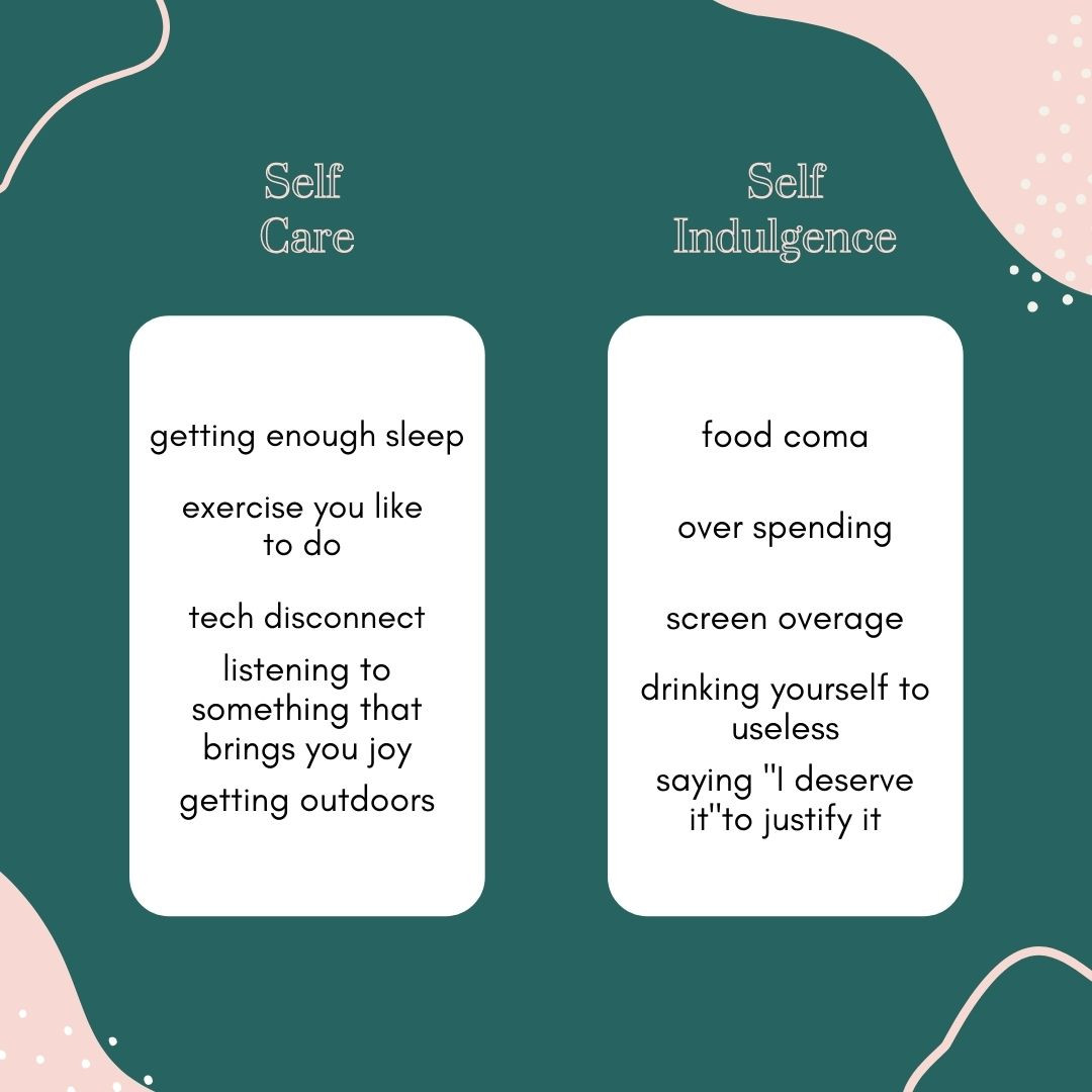self indulgence examples