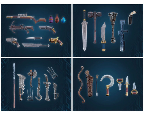 Spero Toys 1/12 Animal Warriors of the Kingdom Series 2 - Weapon Set ...