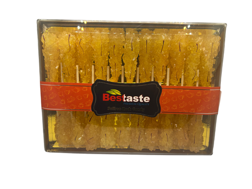Bestaste Saffron Rock Candy Sticks (Nabat) 390g | Henrys HowTos