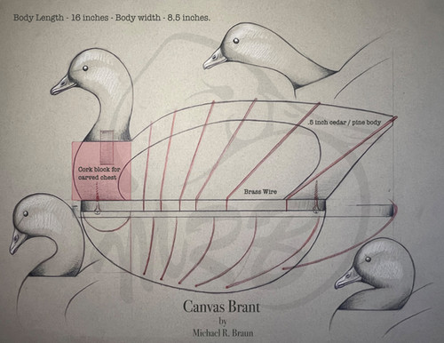 Canvas Brant ( Digital Download ) | MRB Decoys