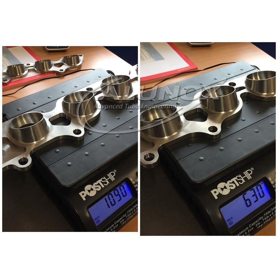 Ford Duratec CNC Flange, 304 and Titanium | Alunox