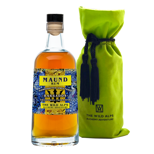 J.O. MAUND BARBADOS RUM in Velvet Sachet | The Wild Alps Swiss