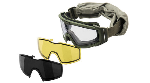 Rage Protective Green Airsoft Goggles | Lancer Tactical
