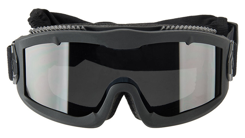 Lancer Tactical AERO Protective Black Goggles (SMOKE LENS) | Lancer ...