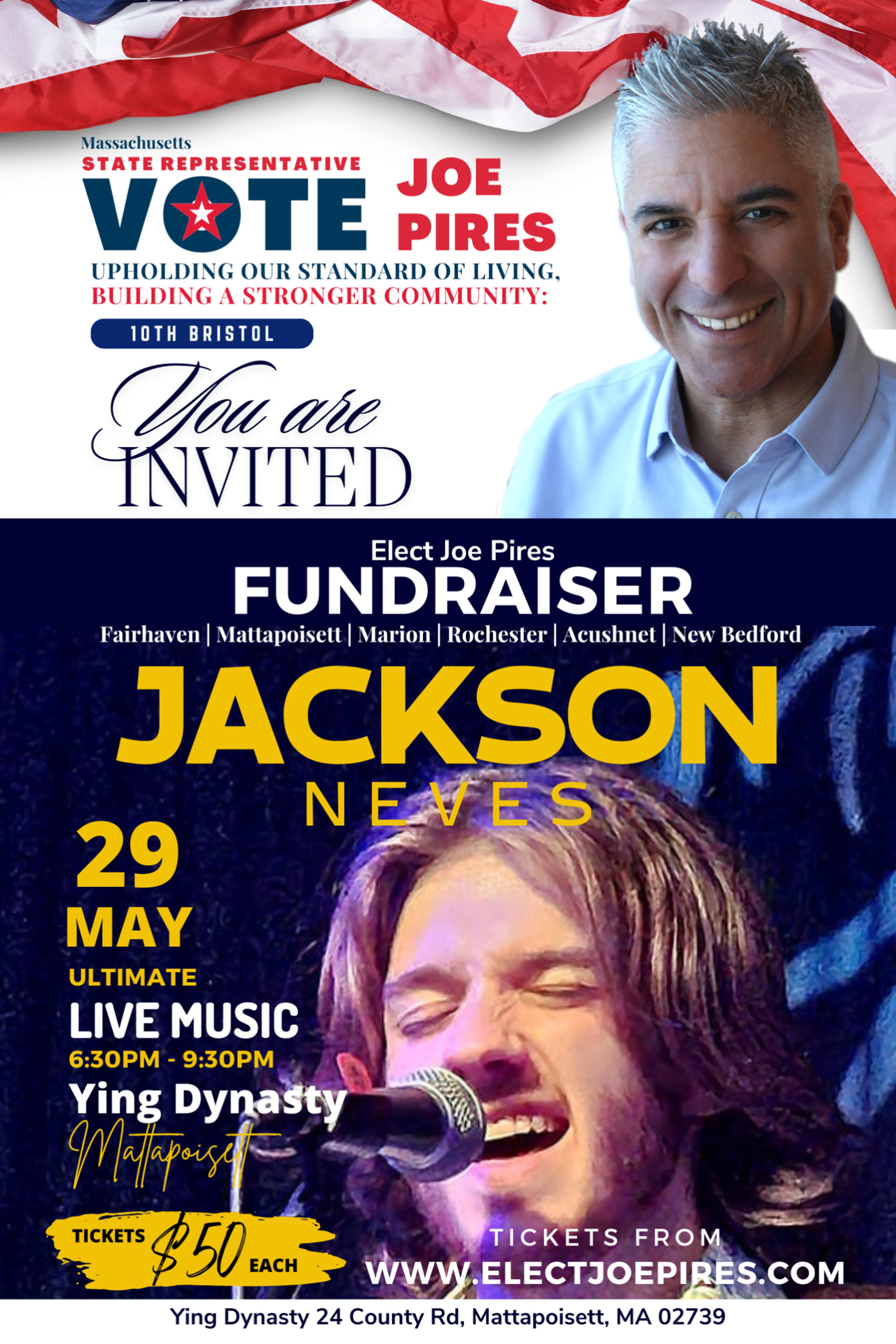 FUNDRAISER | Elect Joe Pires Rep