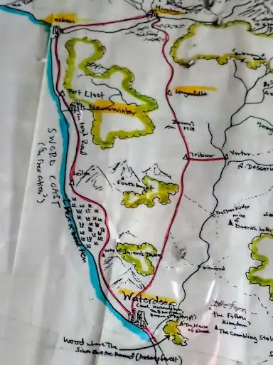 Como o Primeiro Mapa de Forgotten Realms de D&D acabou em um pub