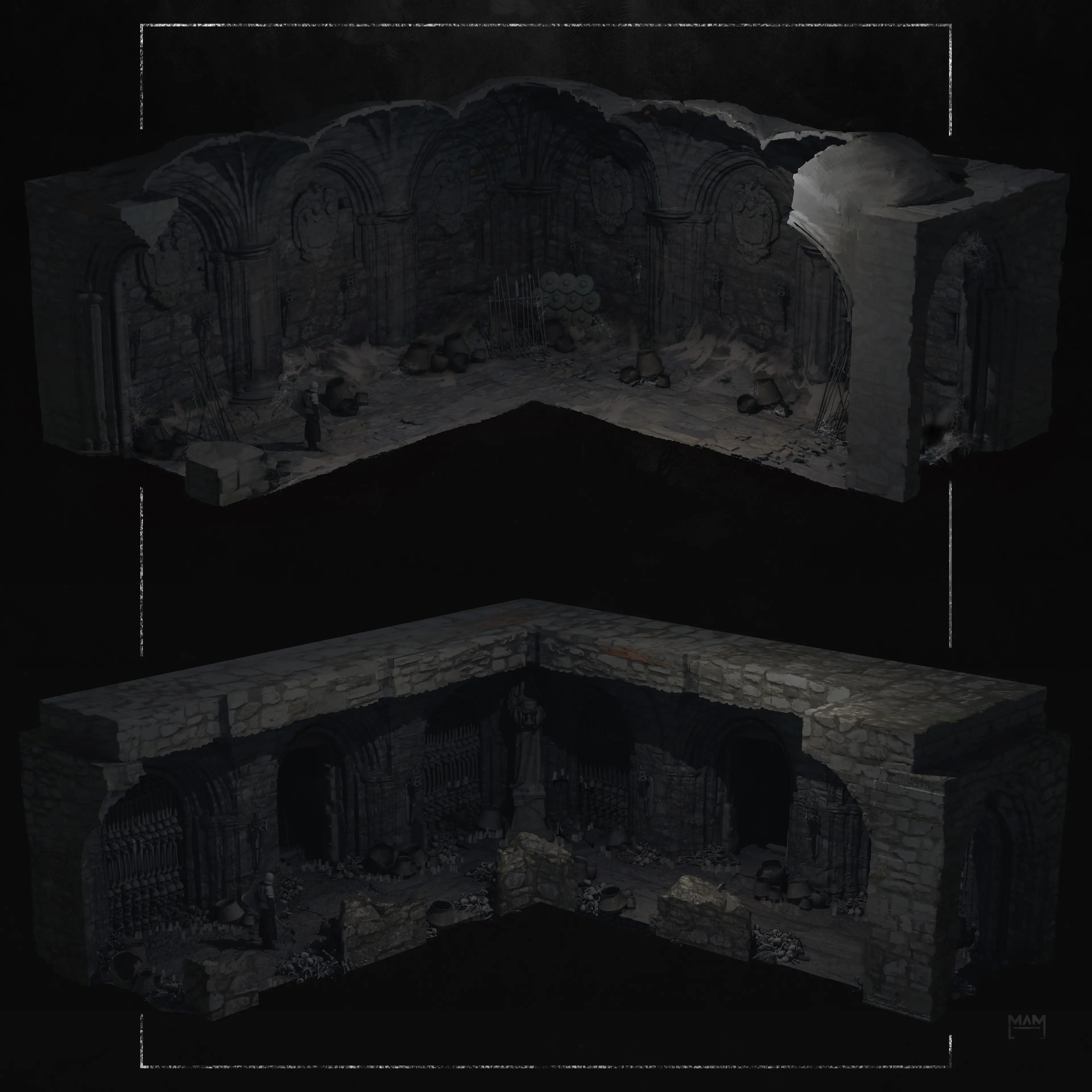 O Guia Definitivo para Masmorras de 5 Salas para seu RPG de Mesa