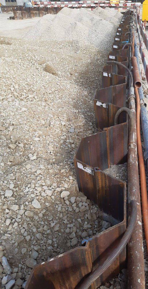 Pointes filtrantes, Wellpoint, pompe à vide, rabattement de nappe