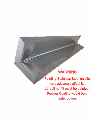 90 Degree External Corner Soakers - for 180mm x 21mm Thick Weatherboard ...