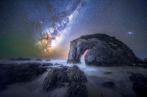 Horse Head Rock Milky Way South Coast | David Magro