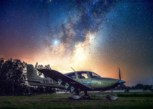 Milky Way Plane Starflight | David Magro