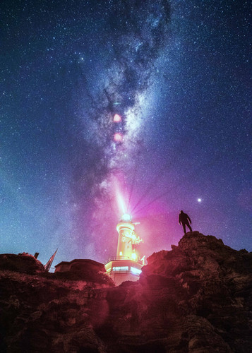 Milky Way Point Lonsdale Lighthouse | David Magro
