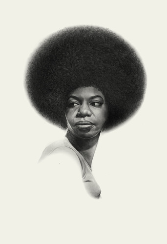 NINA SIMONE original graphite drawing | gregthings-3