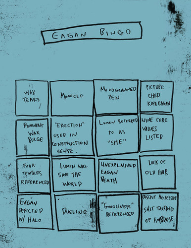 SEVERANCE 1: "Eagan Bingo" original graphite drawing | gregthings-3