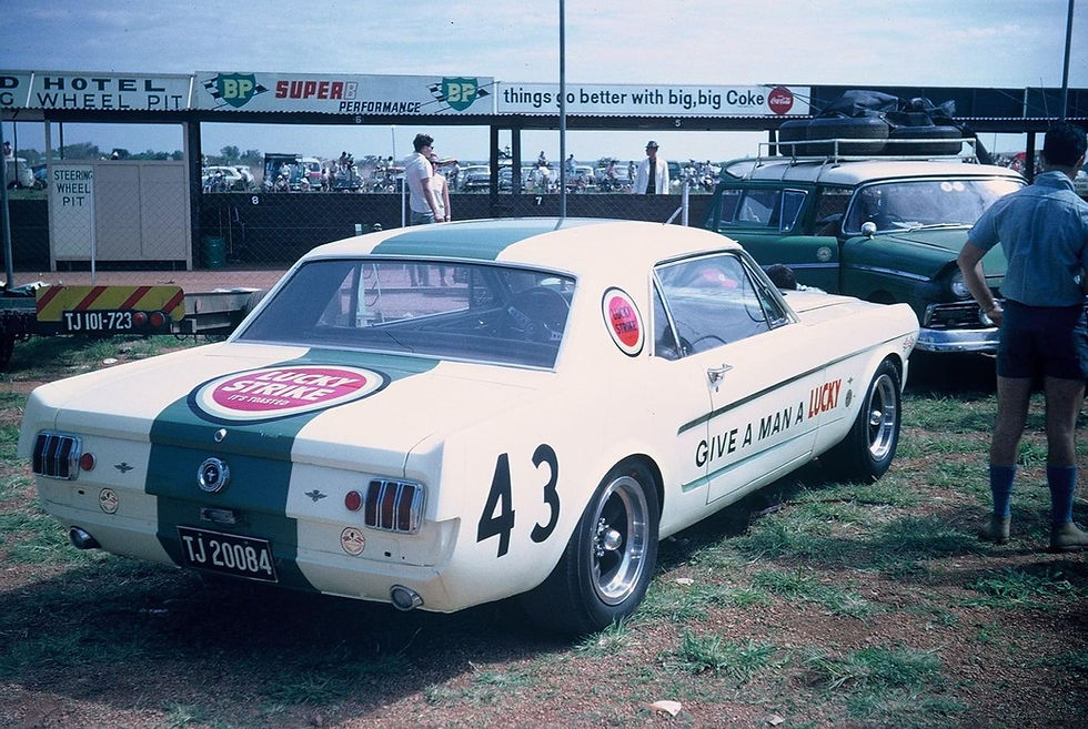 '1965 Basil Green racing Ford Mustang with 58-year racing history'