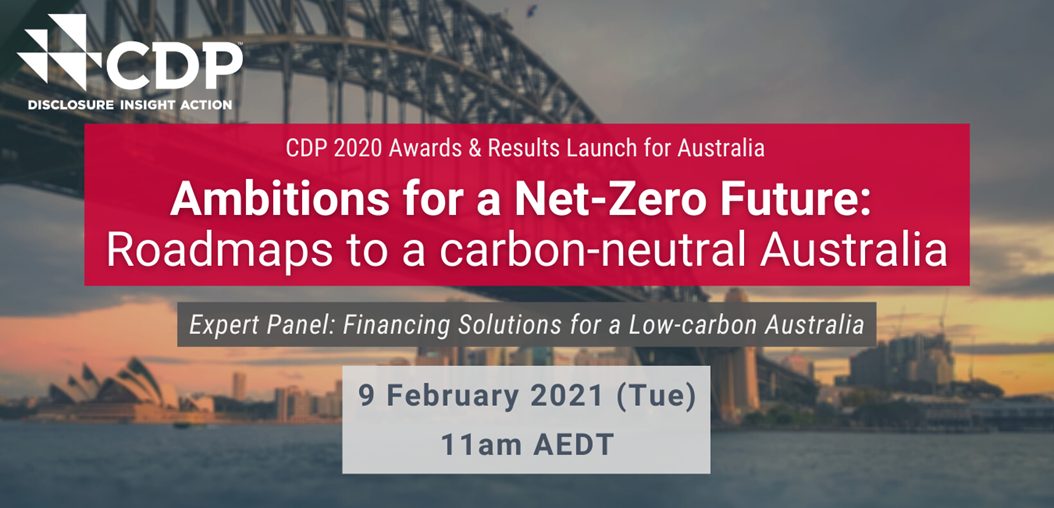 CDP Annual Awards Launch in Australia | BCSD Australia