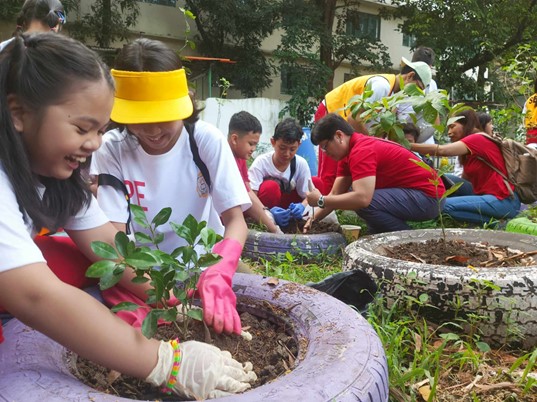 DepEd San Juan weighed in on Tree Planting activity
