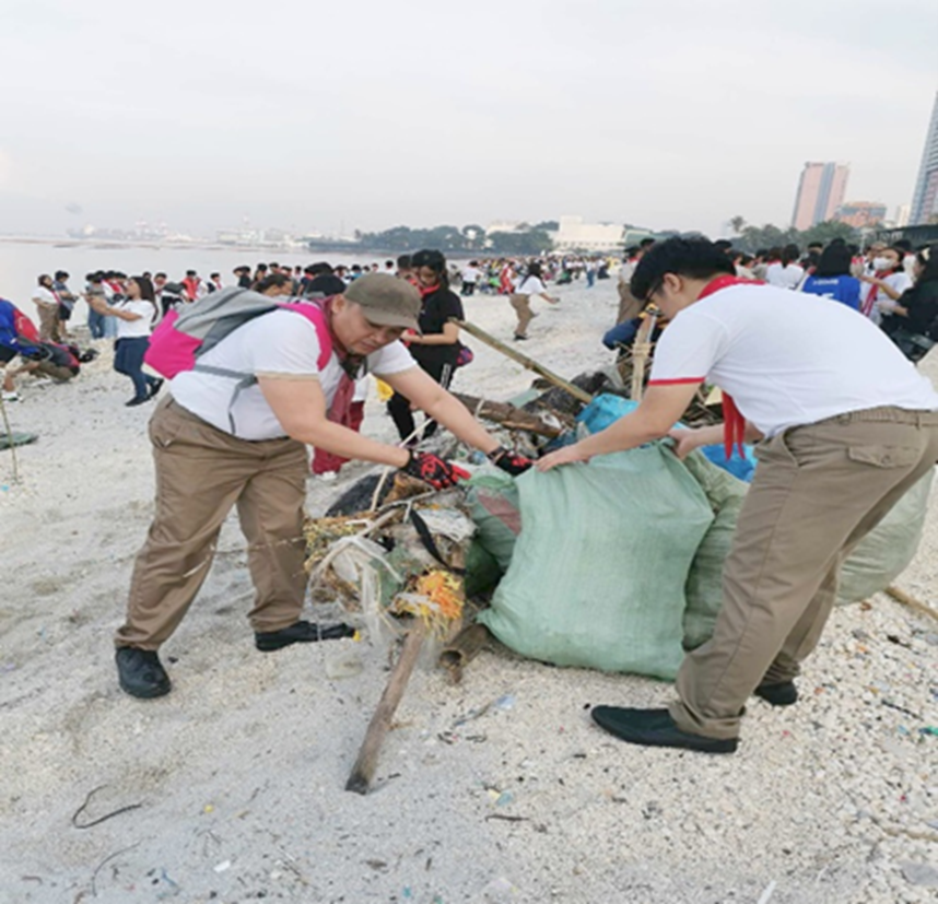 San Juan City Science High School Boy Scouts Help Clean Up the Dolomite ...