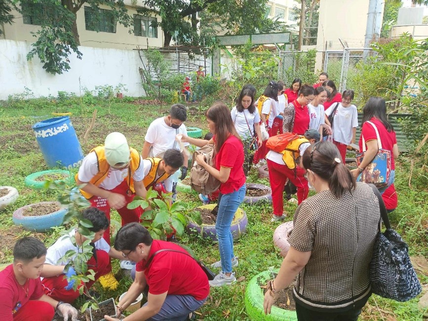 DepEd San Juan weighed in on Tree Planting activity