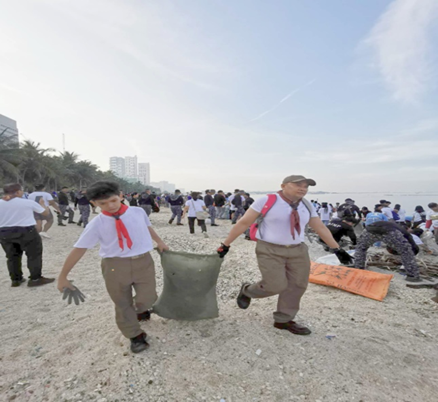 San Juan City Science High School Boy Scouts Help Clean Up the Dolomite ...