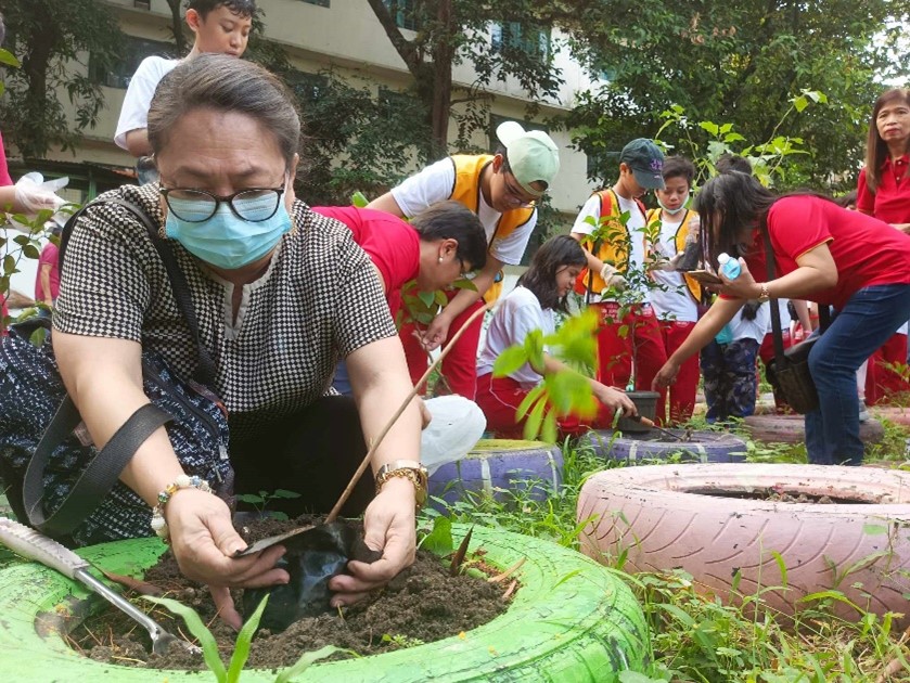DepEd San Juan weighed in on Tree Planting activity