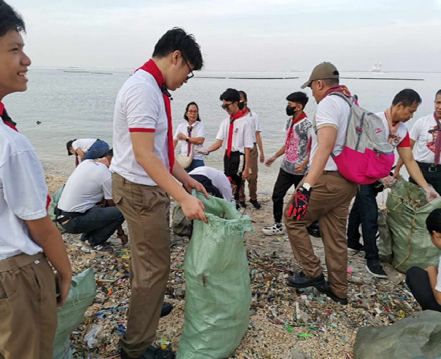 San Juan City Science High School Boy Scouts Help Clean Up the Dolomite ...